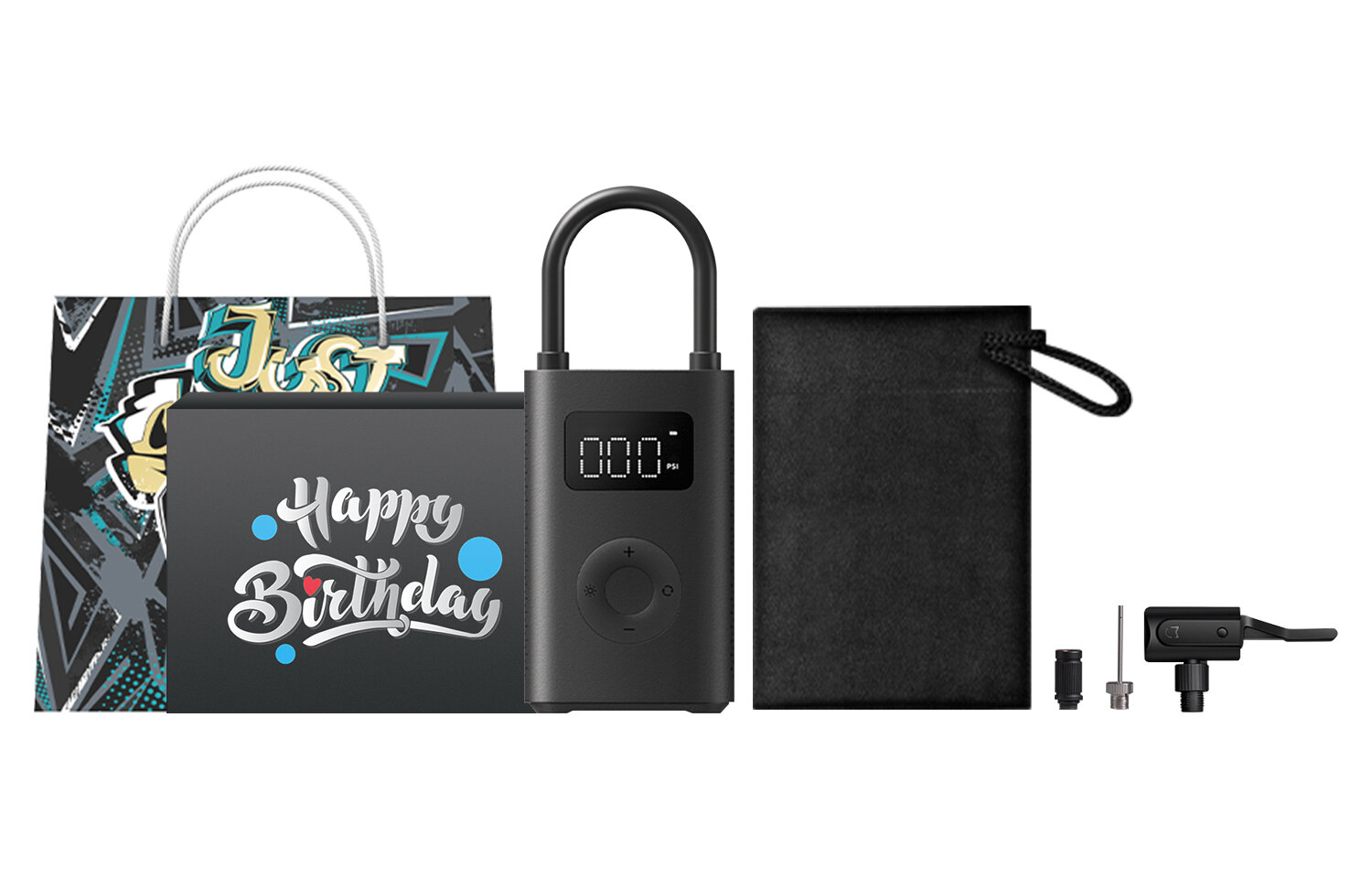 Надувной насос Xiaomi mi home inflatable treasure 2d valentine luxury box
