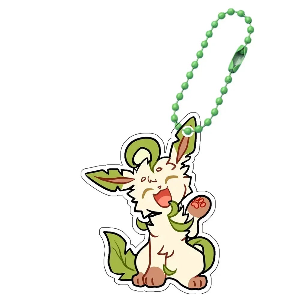 Акриловый брелок Pokemon Leafeon, цвет 3