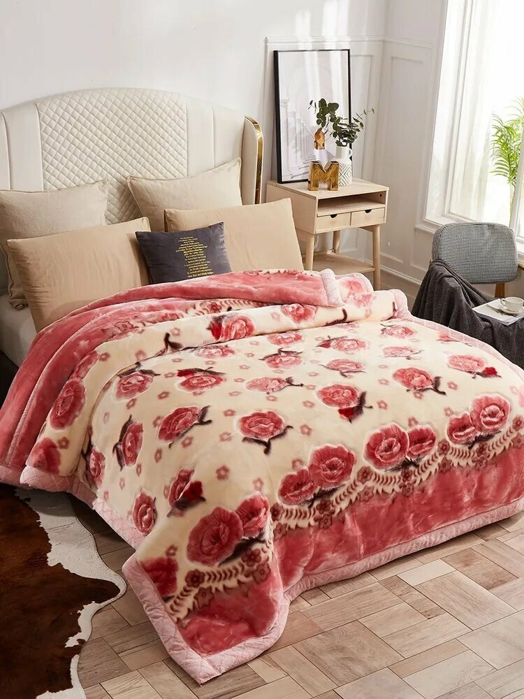 AiWinsure Плед с фотопринтом thick blanket , Акрилик, 220 см х 180 см