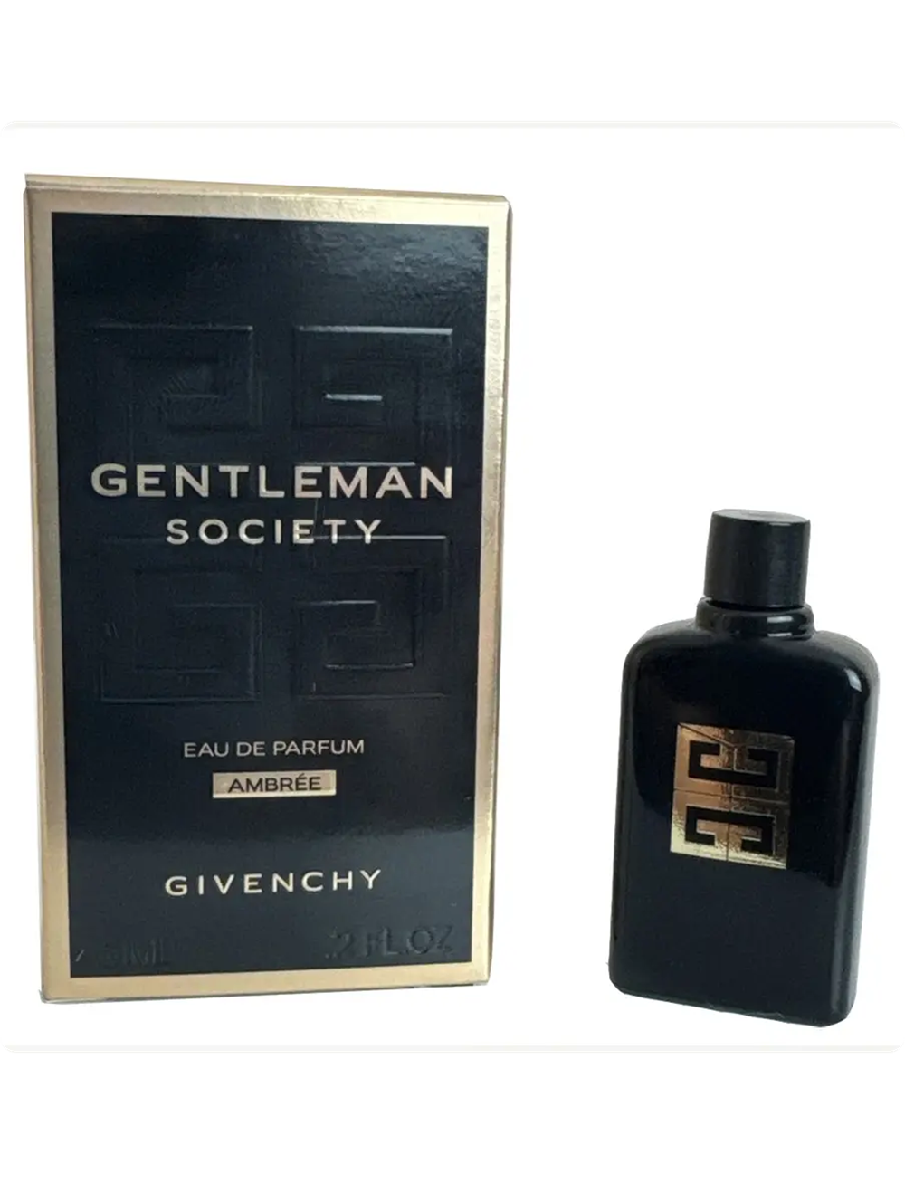 Парфюмерная вода мужская GIVENCHY Gentleman Society Ambree Миниатюра 6 мл. Новинка