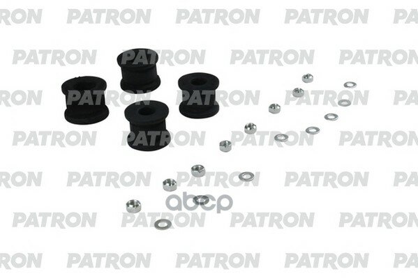 Комплект втулок стабилизатора к-кт 4 шт с гайками MERCEDES-BENZ: W202 93-, W124 85- PATRON арт. PSE2664