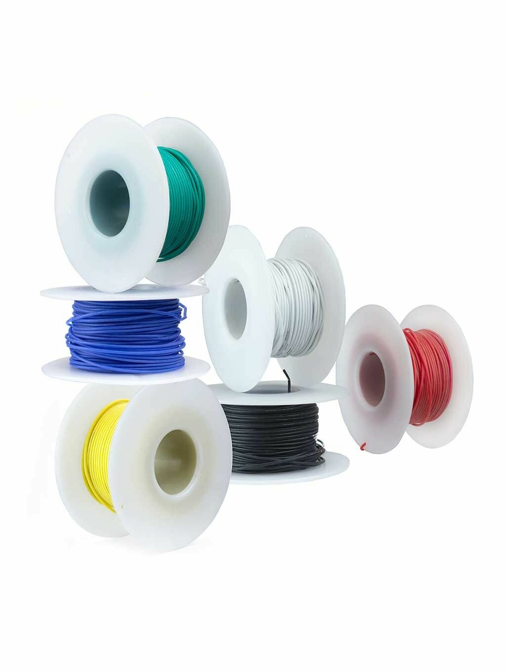 Комплект проводов 30AWG 6x4м, набор цветных проводов, без бренда