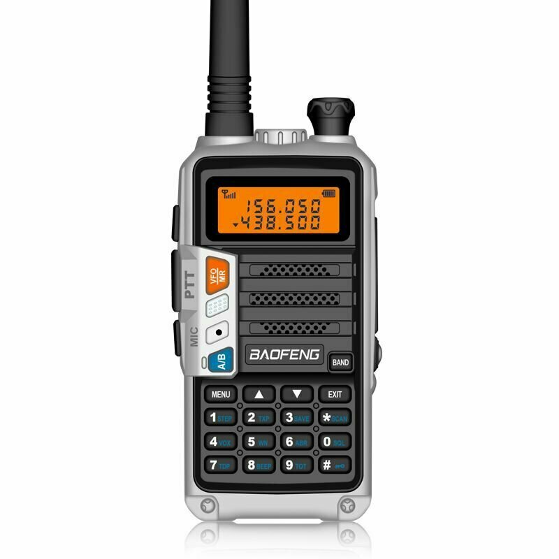 Радиостанция Baofeng UV-S9 PLUS 10W Green, 10 Вт, 2200 мАч, 136-174 МГц (VHF), 400-470 МГц (UHF)