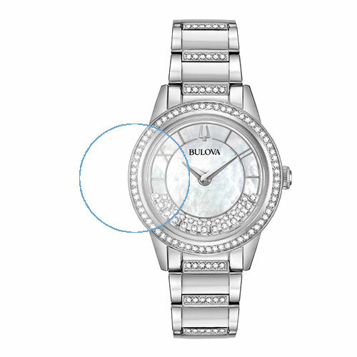 Скрин Мобайл защитный экран для часов Bulova 96L257 из нано стекло 9H