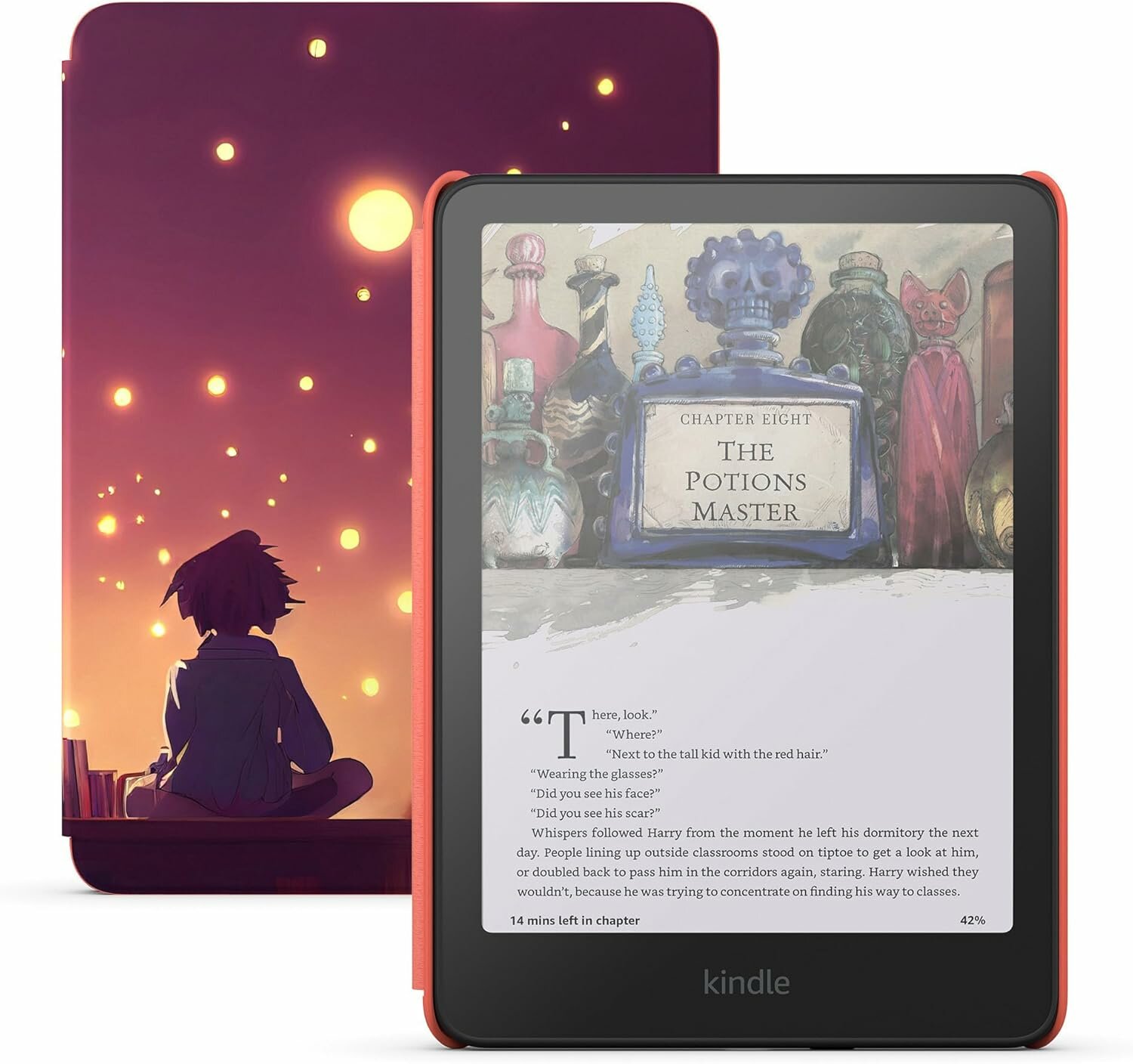 7"Электронная книга Amazon Kindle Colorsoft Kids 2025 16 Gb c чехлом Starlight Reading