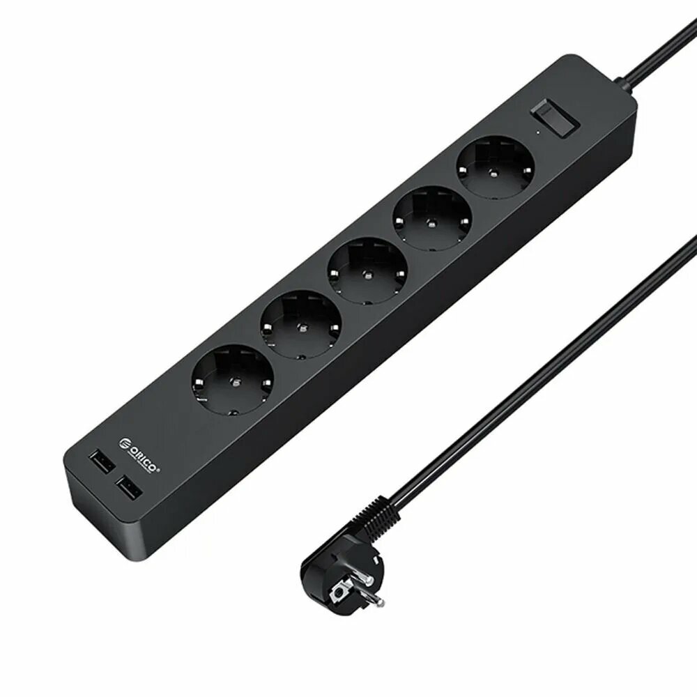 Универсальный удлинитель ORICO EU, интеллектуальное расширение, сетевой фильтр для домашнего офиса, 4, 6, 8 переменного тока с 5 портами USB HPC-8A5U