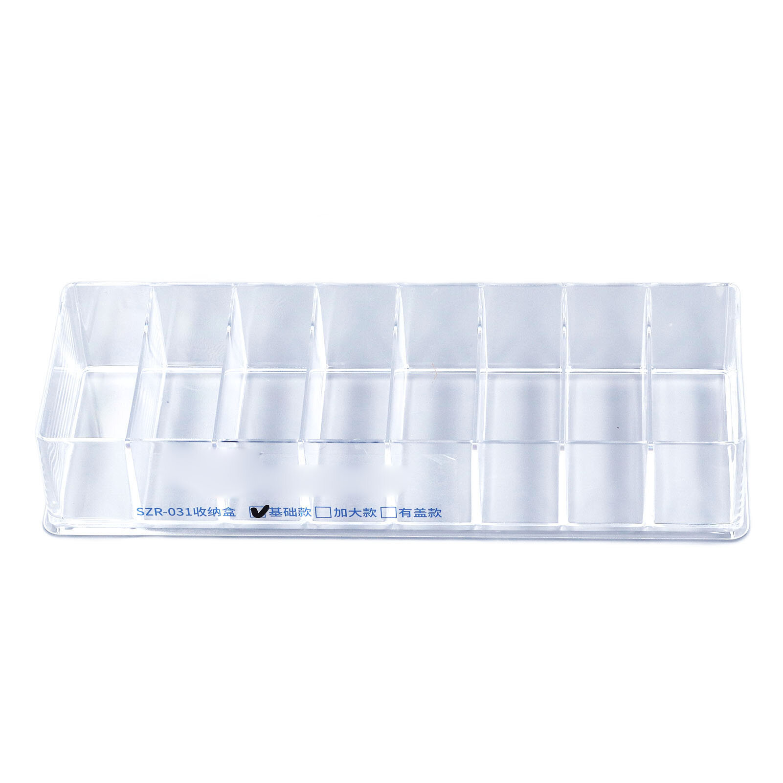 Прозрачный кабельный органайзер с 8 отсеками, пластиковый органайзер для электронных аксессуаров, ящик для домашнего офиса или ящика