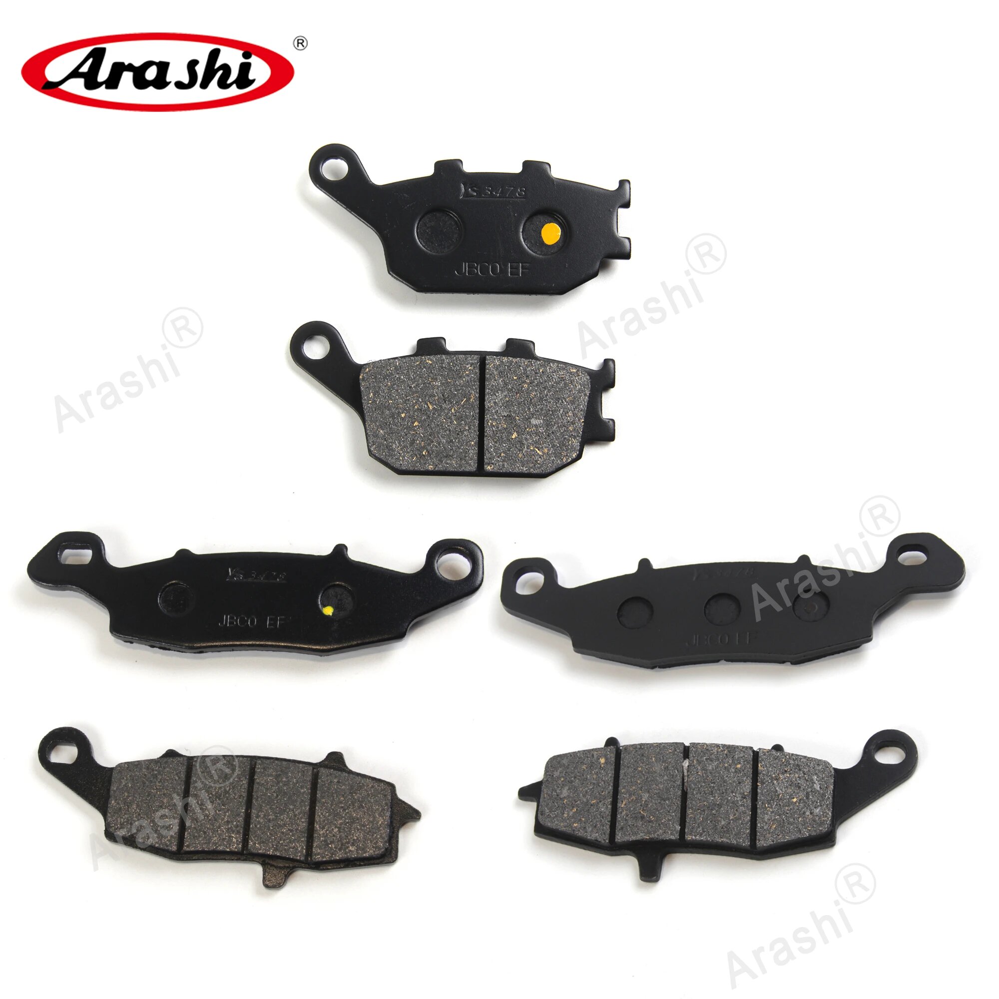 Тормозные колодки Arashi для Suzuki DL650 V-Strom 04-06, GSR750 11-14, Цвет: 1