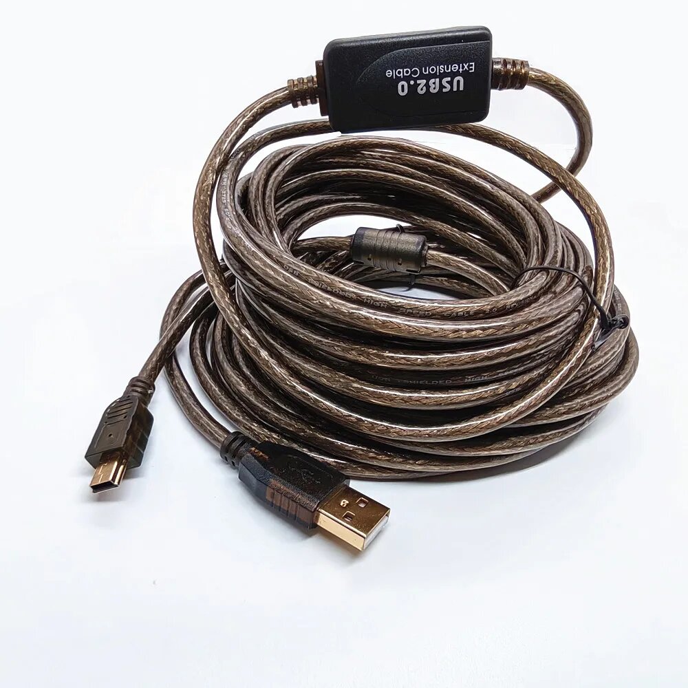 Удлинительный кабель USB 2.0 Mini USB 5M 10M 15M 20M 10 м