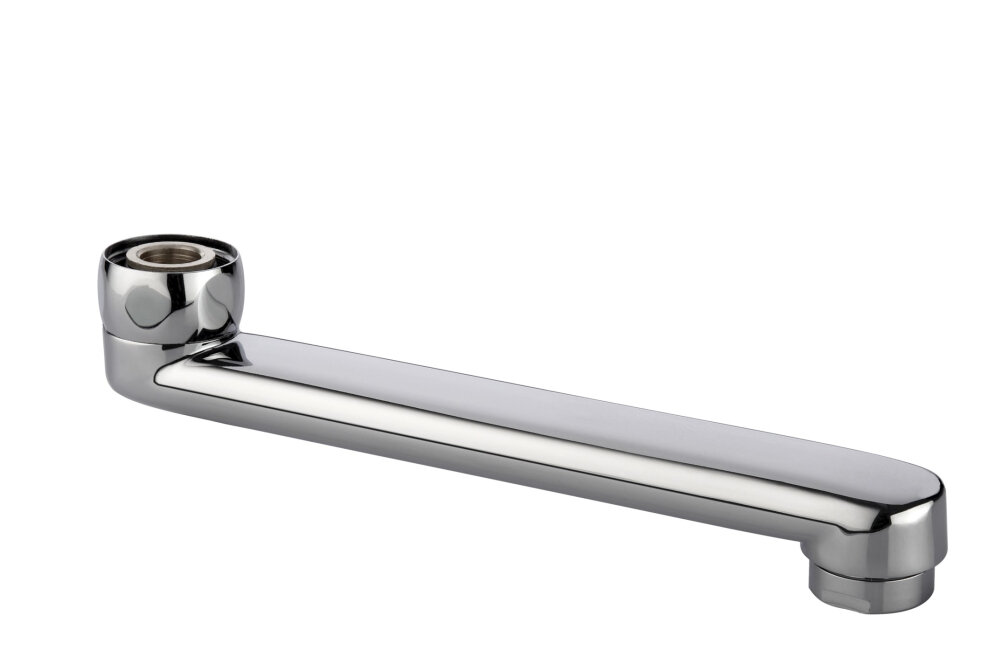 Излив для смесителя Viko V-0218F хром плоский , хром, 18см, нержавеющая сталь