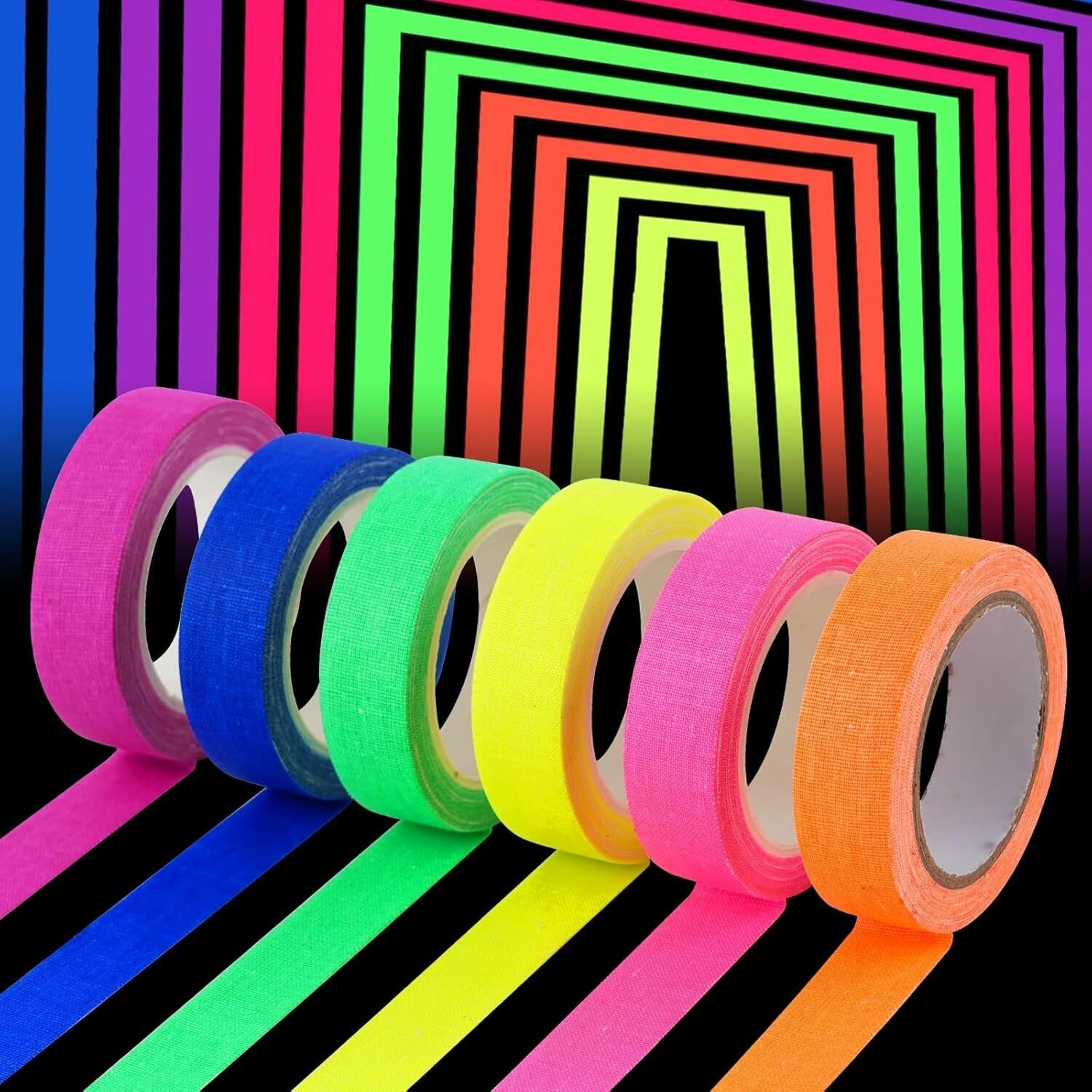 6 - цветная неоновая стеклянная лента