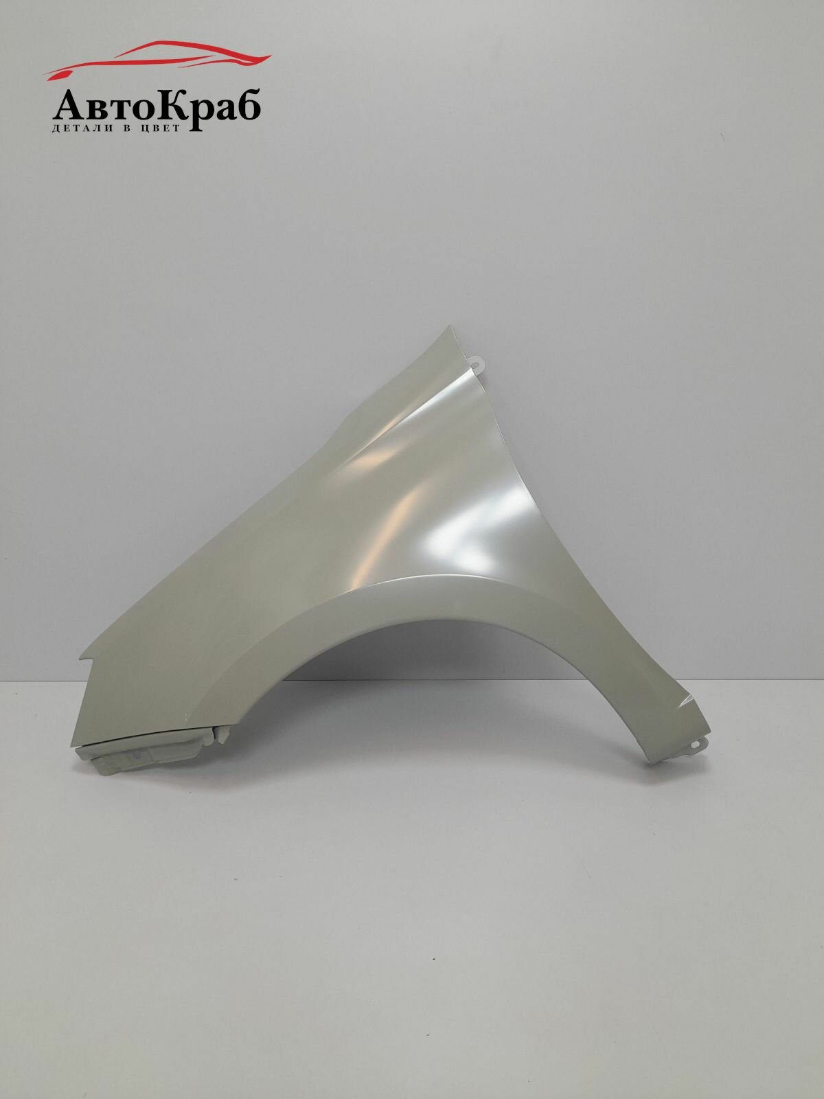 Крыло переднее левое металлическое без повторителя для Лада Гранта FL 2018 - 2025 г. Оригинал