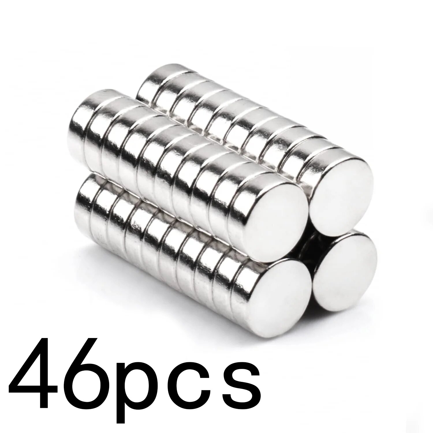 Магниты D8x2mm 46шт