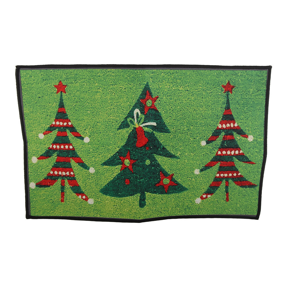 Рождественский придверный коврик, фланелевый коврик для пола с надписью «Счастливого Рождества», противоскользящий коврик для входа в дом, для гостиной.