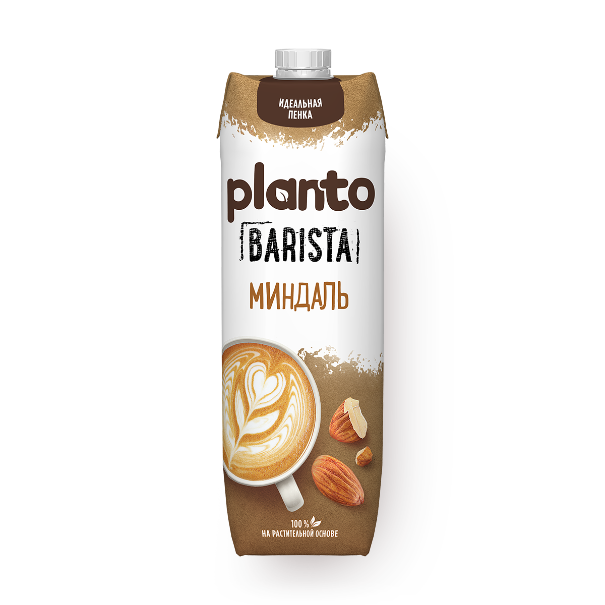 Напиток Planto Barista, миндальный, 1,2% жирности, тетра-пак, 1 л