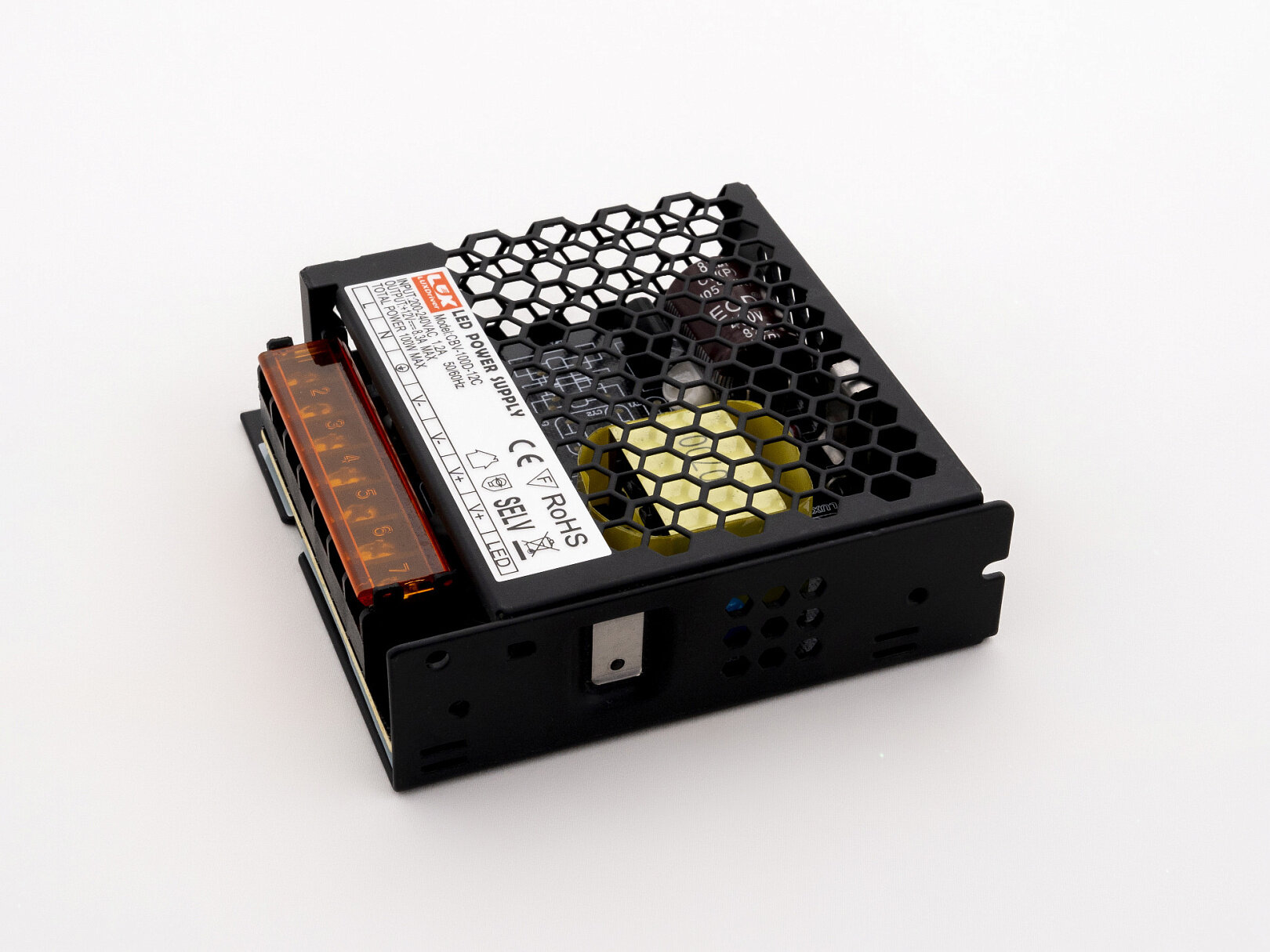 Блок питания для светодиодов LUXDriver 12 В 100 Вт, 8.33 А, для светодиодной ленты