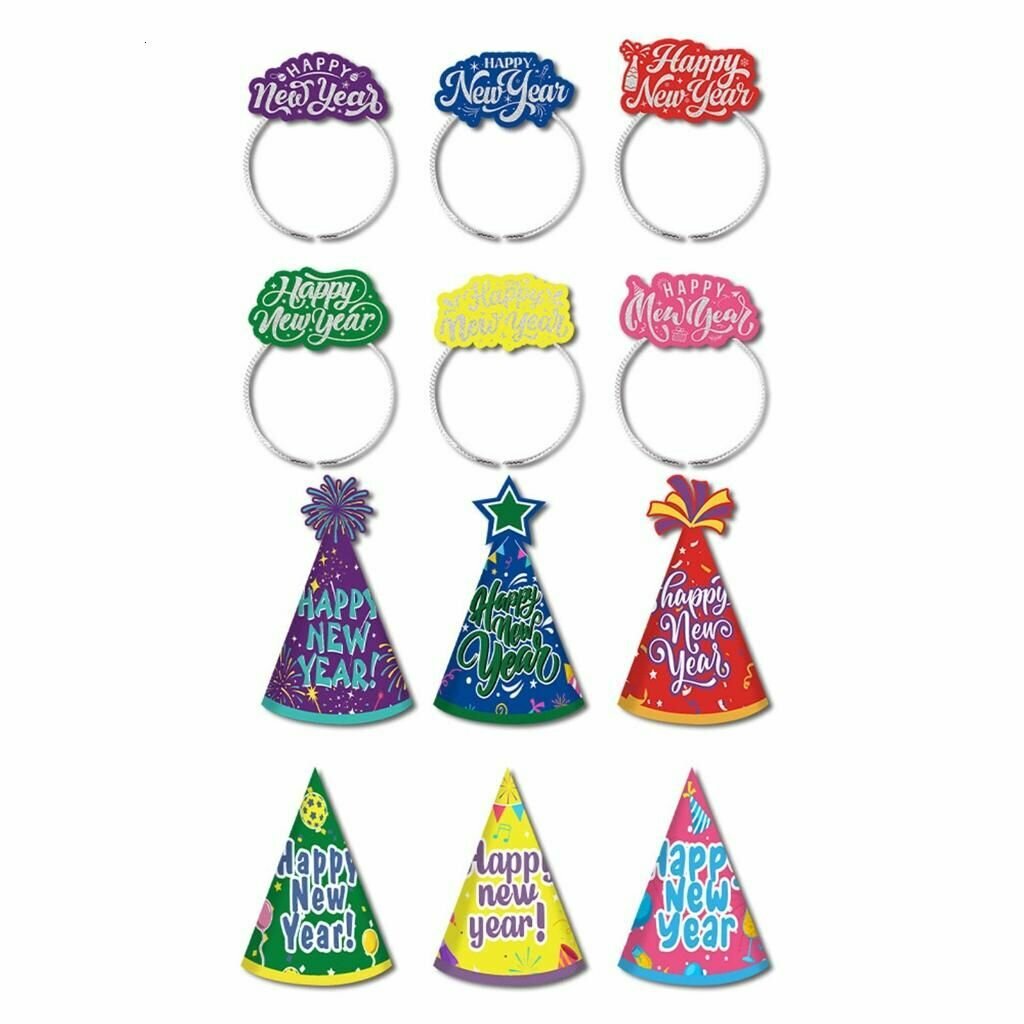 Бумажная шляпа из перерабатываемого пластика для праздника