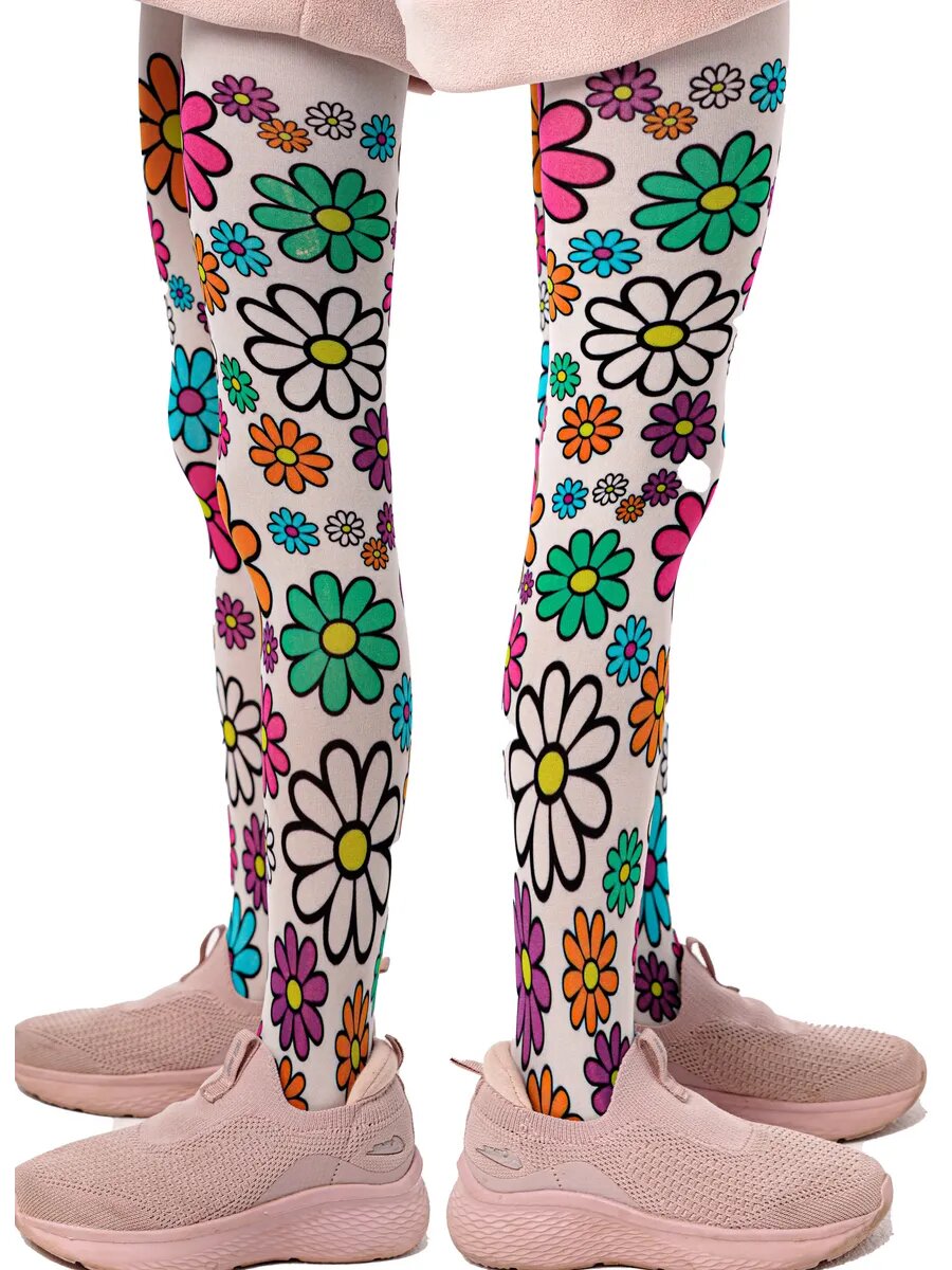 Колготки TTights, 50 den, размер 5-7 лет, синий, черный, коричневый, бежевый, белый — фото 1