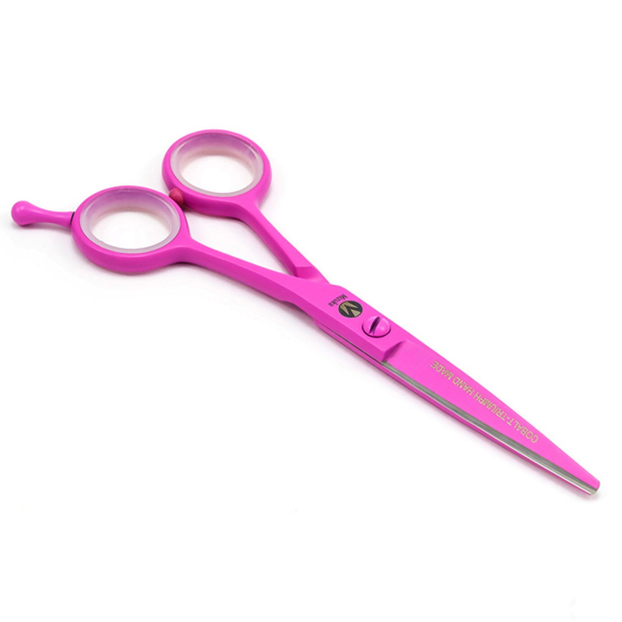 Ножницы парикмахерские Mizuka "Триумф", нержавеющая сталь, розовые, 5.5", с упором