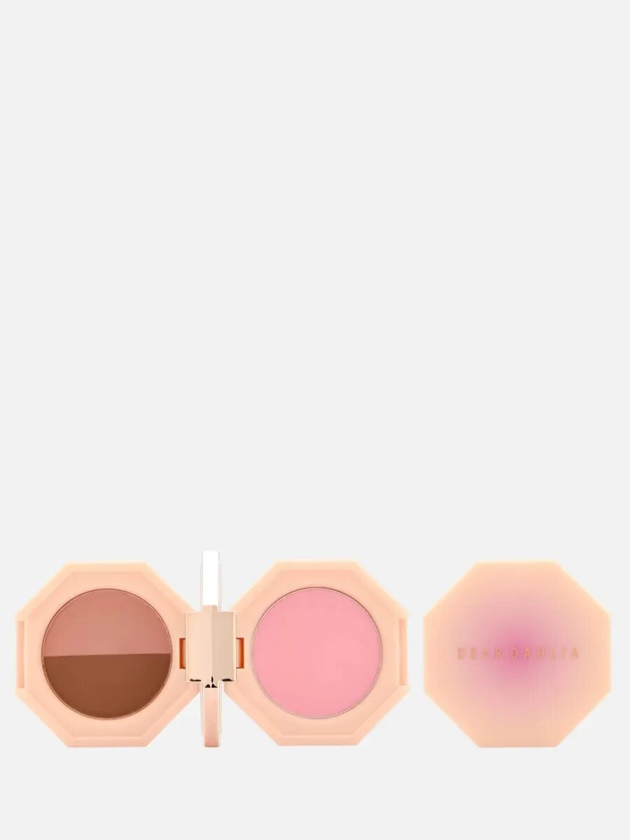 Двойная палетка для макияжа лица DEAR DAHLIA sweet dream dual palette Love Bunny