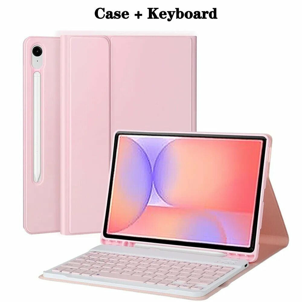 Чехол для планшета Samsung Galaxy Tab S10 Lite 5G 10.9 дюйма, русская клавиатура(Model: SM-X400/X406B)