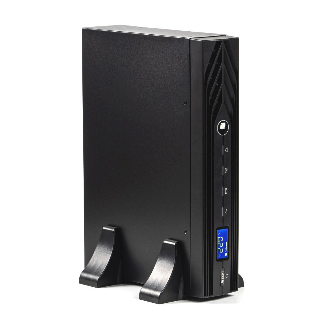 ИБП Бастион SKAT-UPS Rack+3x9Ah, черный, мощность 1500ВА/1350Вт