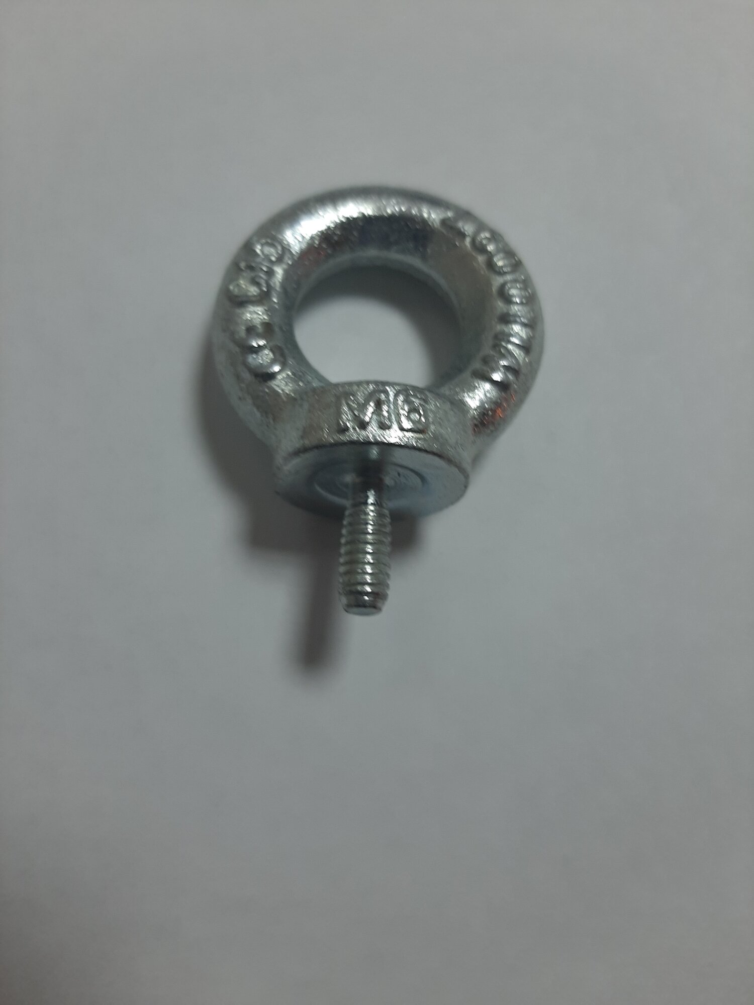 Рым-болт оцинкованный, крепёжные элементы, для соединения деталей, М6, в комплекте 2шт.