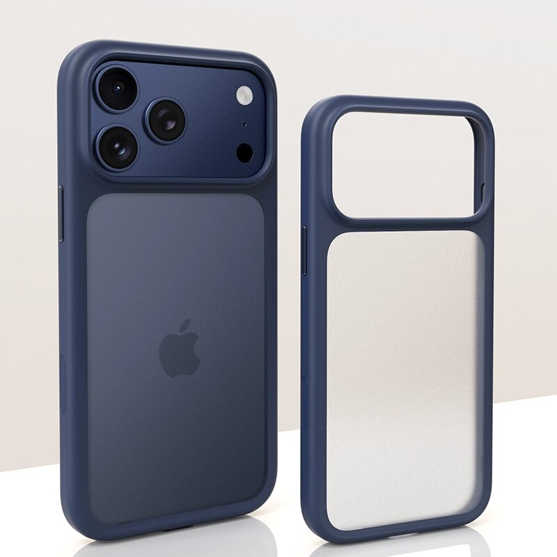 IPhone 17 Pro Max Премиум классический матовый силиконовый защитный чехол с полным покрытием и вырезом для камеры,