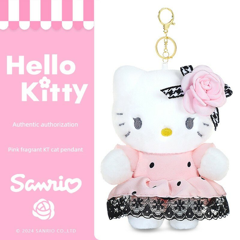 Оригинальный плюшевый кулон Hello Kitty, брелок для сумки Hello Kitty, игрушка-украшение, подарок на день рождения