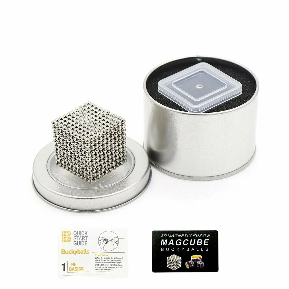 Антистресс игрушка/Неокуб Neocube куб из 1000 магнитных шариков 3 мм Мечлетучей мыши Мяч Бака