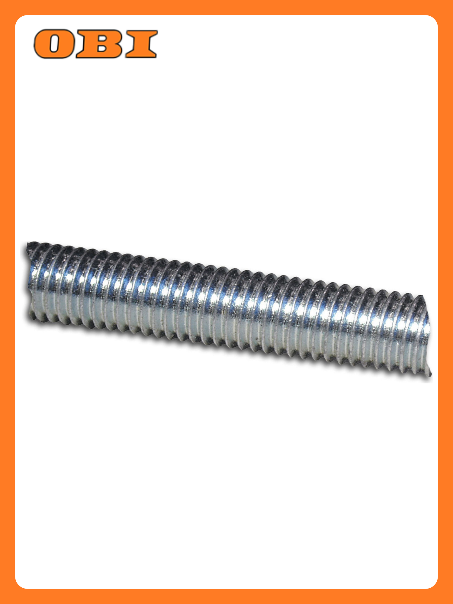 Шпилька DIN 975 Стройбат, углеродистая сталь, длина 2000мм, диаметр 10мм