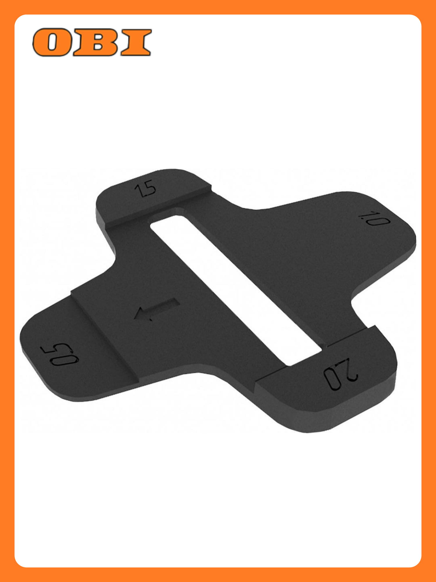 Защитная подложка TLS-Profi, для клина, АБС-пластик, 100 штук, черная