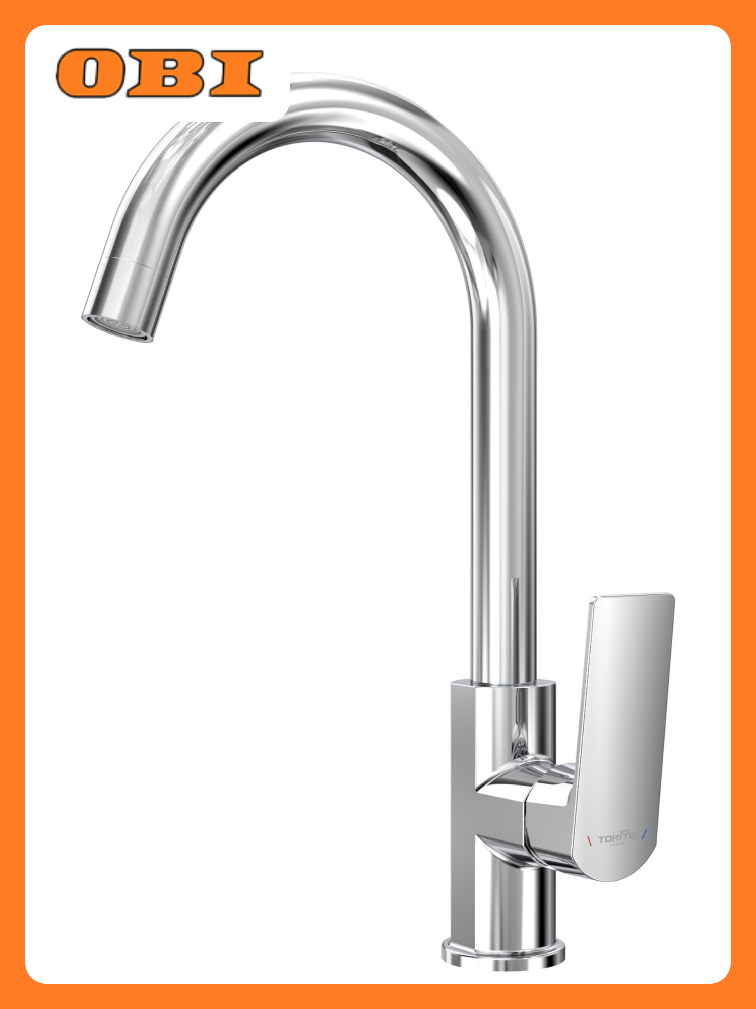 Смеситель для кухни с высоким изливом TOKITO TOK-AMA-1013, рычажное управление