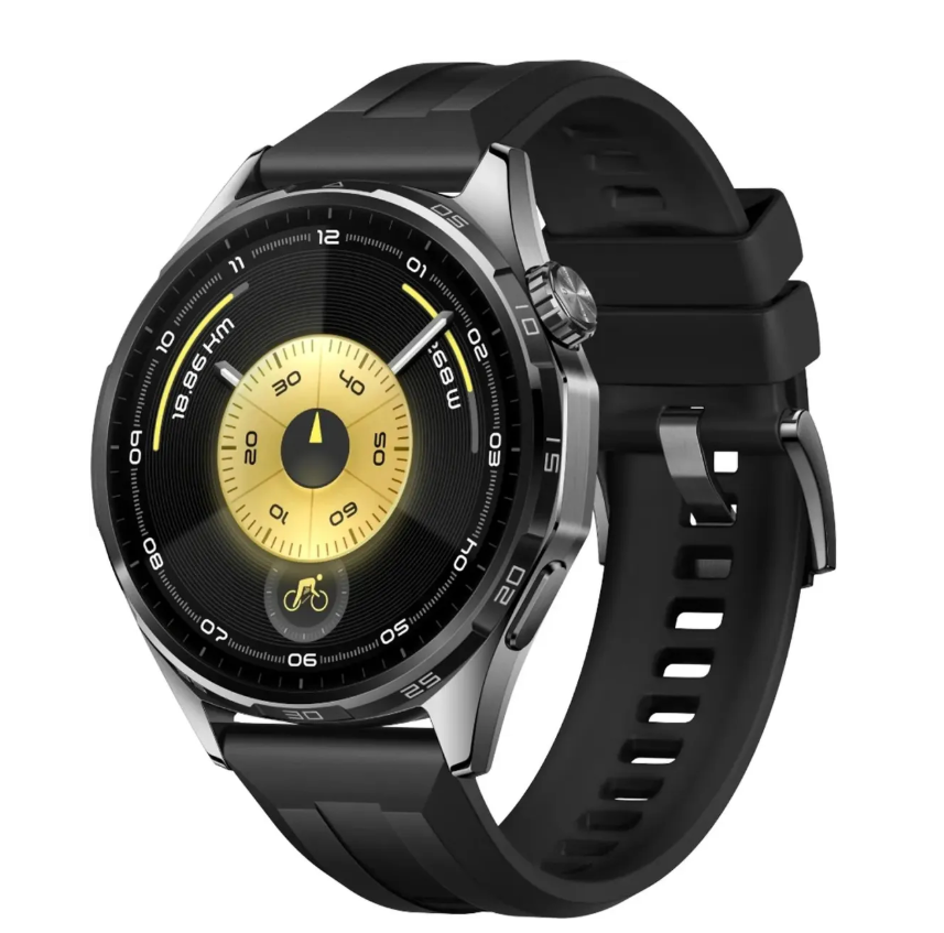 Умные часы Huawei Watch GT 6 46mm Black Fluoroelastomer Strap 55020FWF