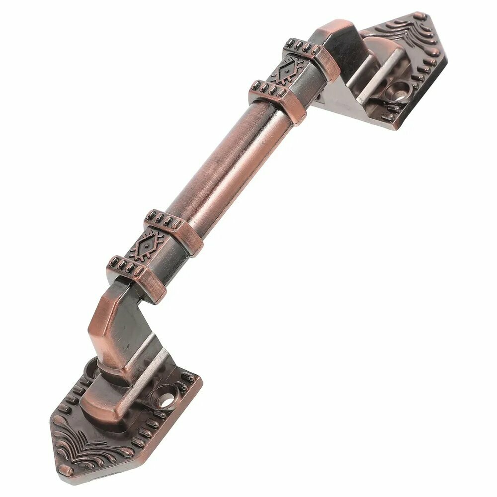 Дверная ручка ретро из алюминиевого сплава тёмно-коричневая для деревянных шкафов и дверей