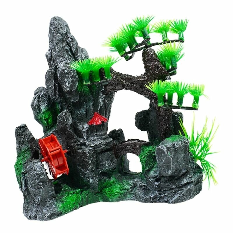 Аквариумный набор, интерьер, тайник, аквариум для рыб, ландшафтный рокарий