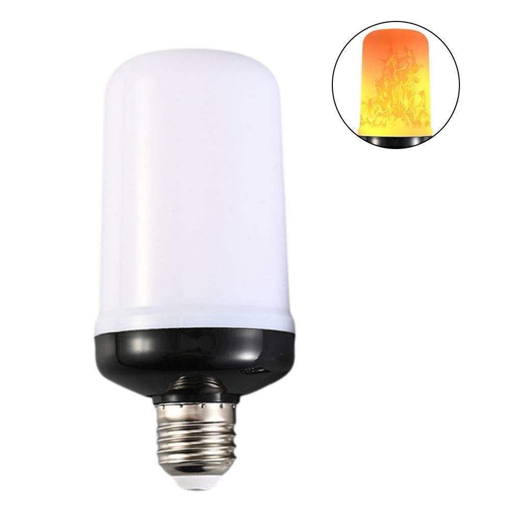 Светодиодная лампа с эффектом пламени E27, декоративная лампа для огня