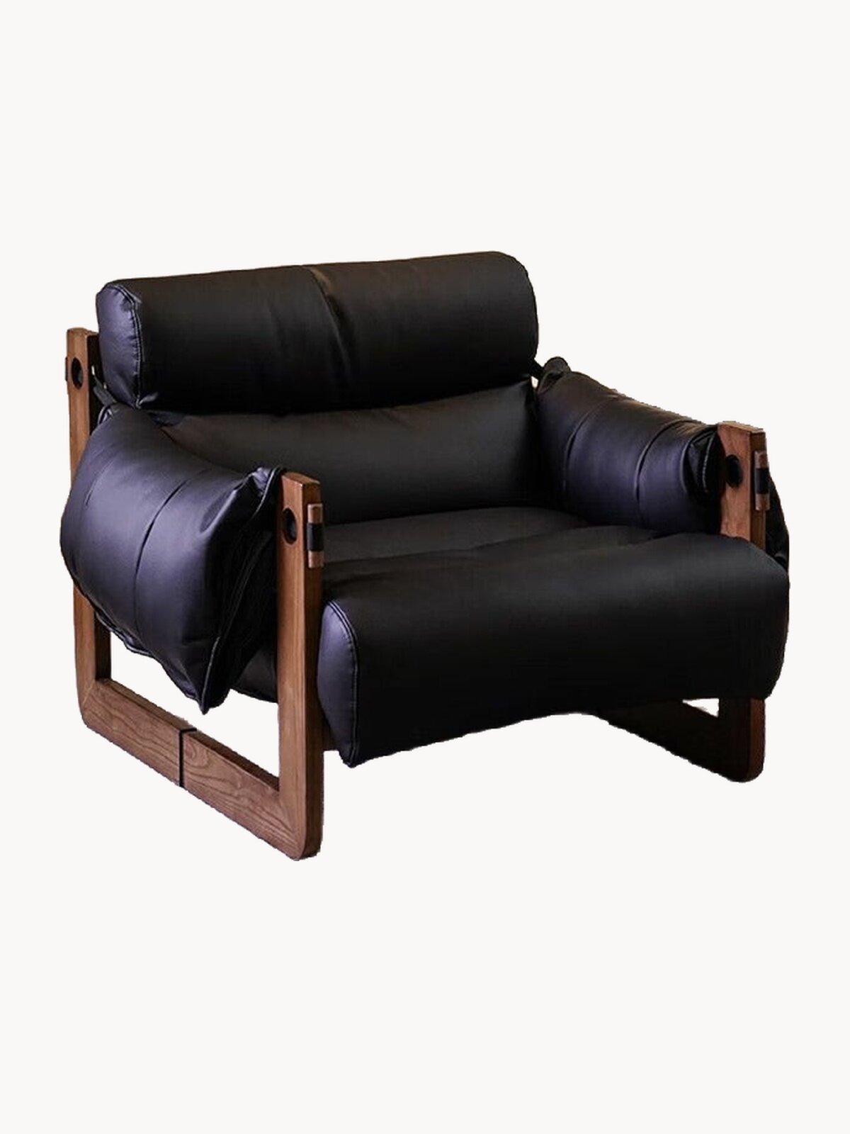 Кресло для отдыха из масляно-восковой кожи, односпальный диван-реклайнер