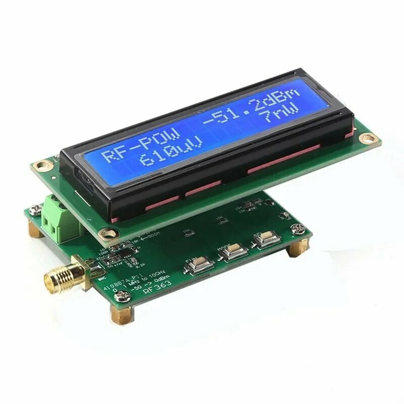 (J C I D) Многофункциональный Удобный Измеритель Мощности RF Power Meter Со Значением Ослабления 1 МГц-10 ГГц -50-0 ДБм.