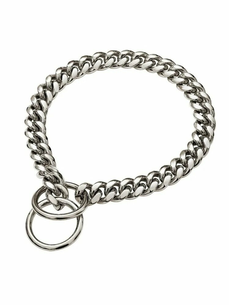 Сверхпрочный ошейник для собак с цепочкой из золота 18 карат, золотая цепочка 10 мм, металлическая цепь из нержавеющей стали, ошейник для тренировки ходьбы