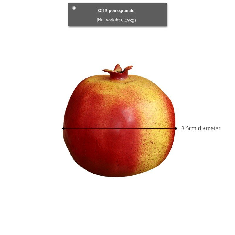 Имитация граната, модель, украшения для пикника, фруктовый магазин, витрина для гурманов, реквизит для фотосъемки,