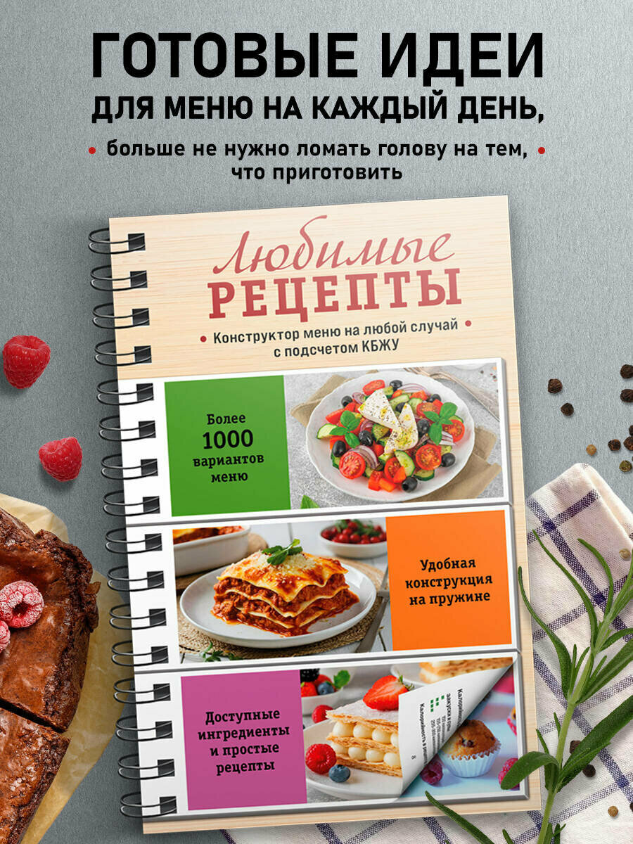 Любимые рецепты. Конструктор меню на любой случай