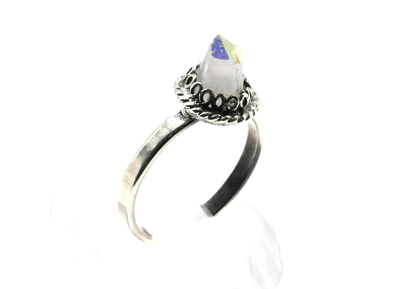 Кольцо, горный хрусталь