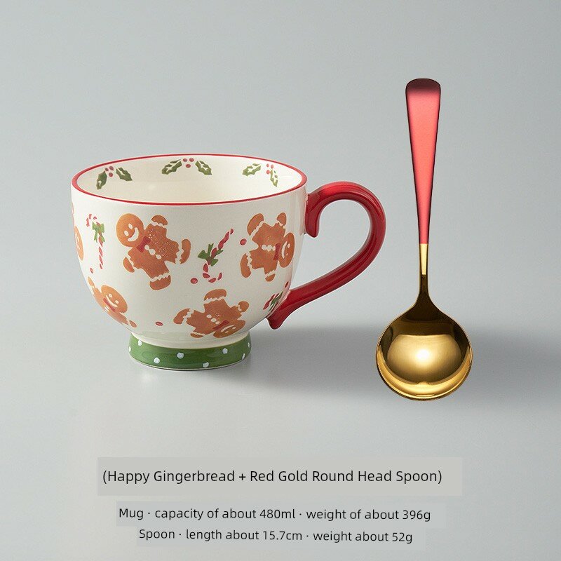 Керамическая кружка для завтрака в американском стиле, чаша для овсянки, подходит для микроволновки, для девочек, для