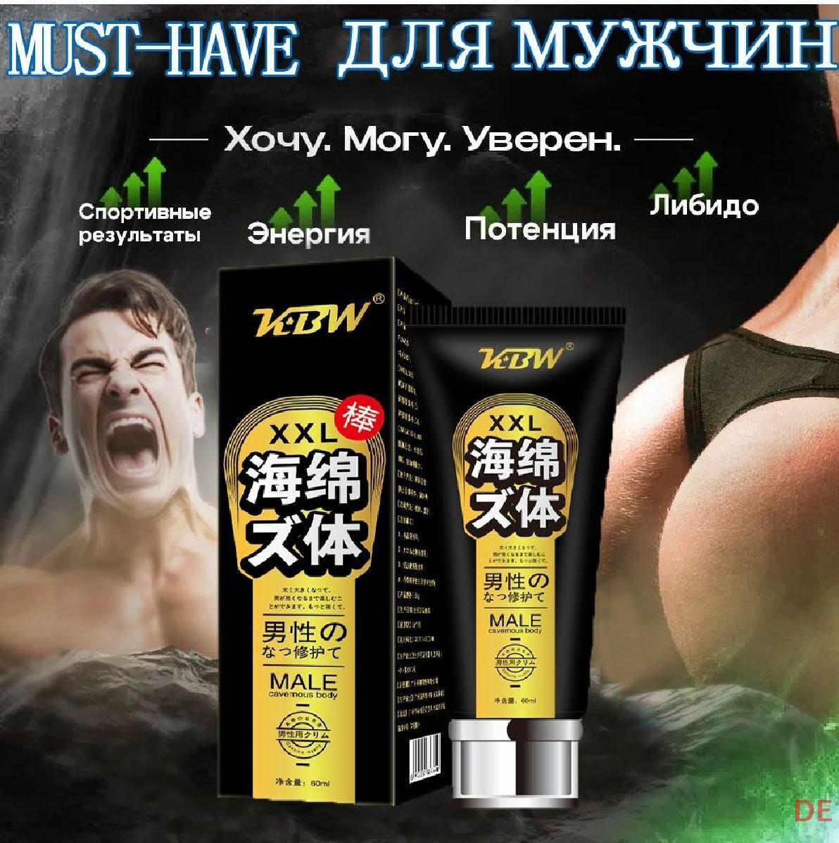 Интимный крем для увеличения пениса Power Life Intimacy Cream