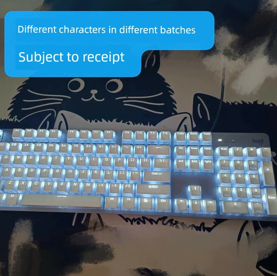 Кейкапы xtrfy k5 из PBT, тип «пудинг», для гейминга, совместимы с ATK68, Wooting60, Nano68, Fire68 Клавиши белого цвета