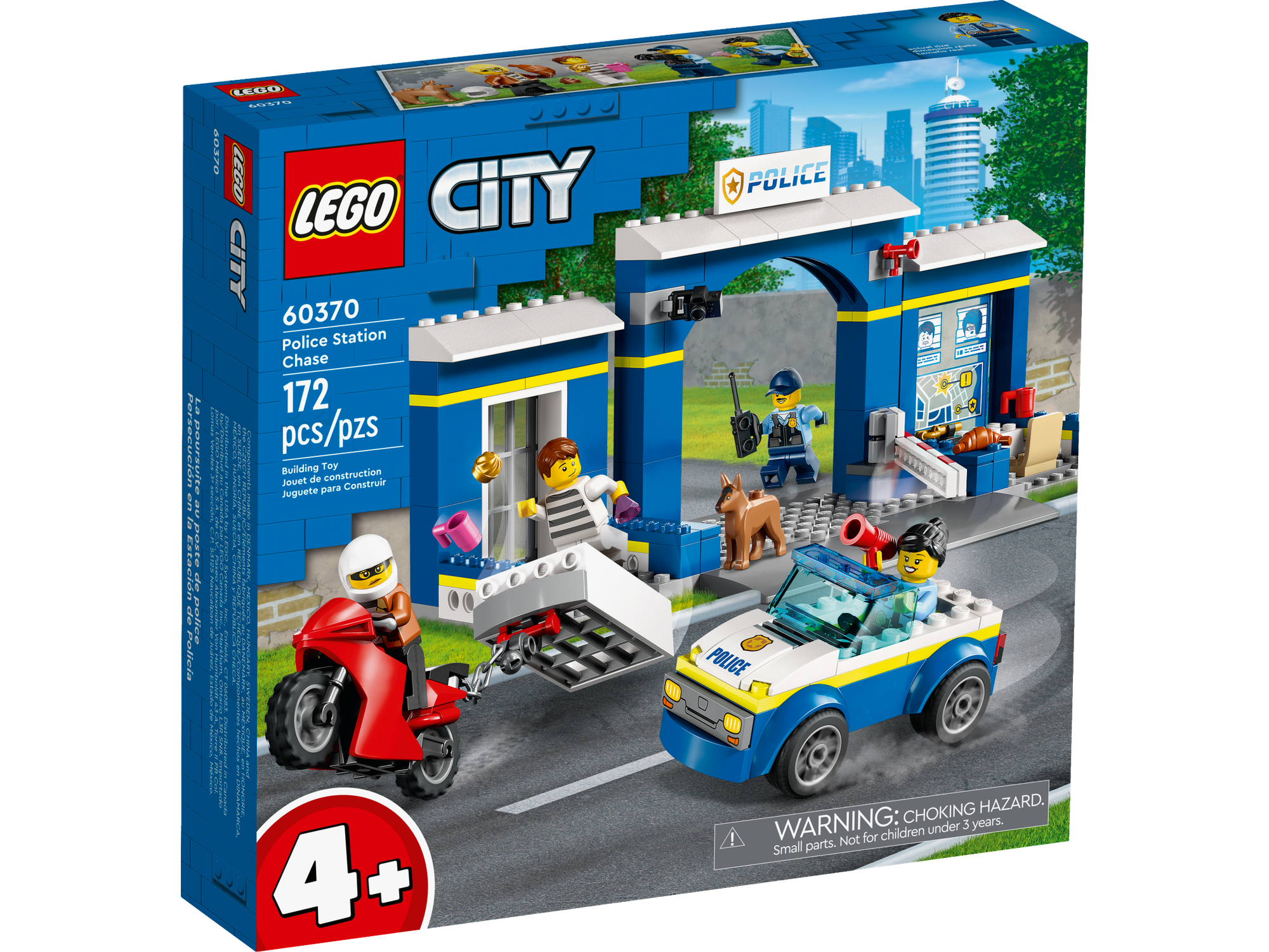 Конструктор LEGO City 60370 Побег из полицейского участка, 172 дет.