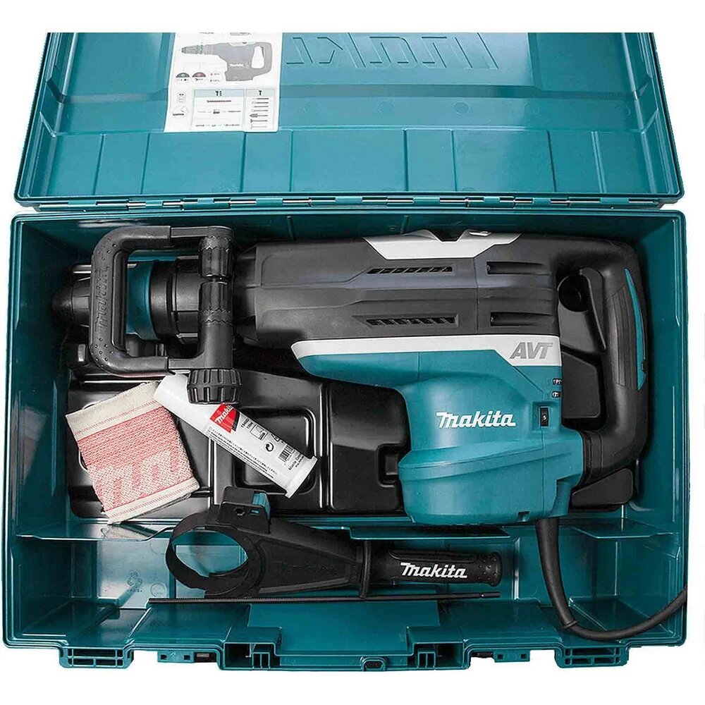 Перфоратор Makita HR5212C, с ударом, с инструментом, для работы в режиме долбления — фото 1