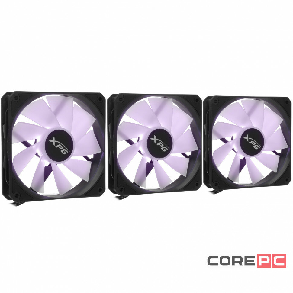 Комплект вентиляторов для корпуса ADATA XPG VENTOR120ARGBPWM3C-BKCWW