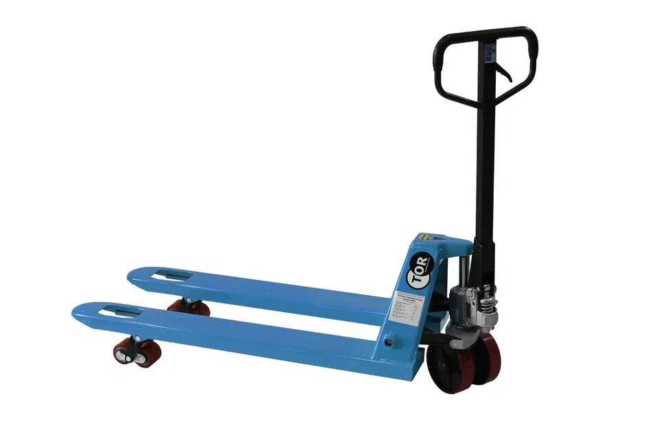 1049883 Тележка гидравлическая 3500 кг 1150 мм резиновые колеса TOR RHP(BF) PRO